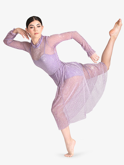 Womens 2-Piece Long Sleeve Lyrical Performance Set | Double Platinum ...